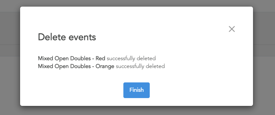 Delete Events in Tournaments – USTA Online Help Center