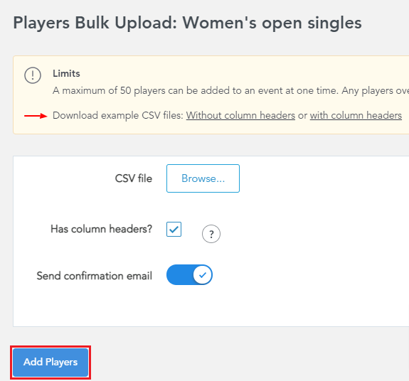How to Bulk Add Players to Programming – USTA Online Help Center