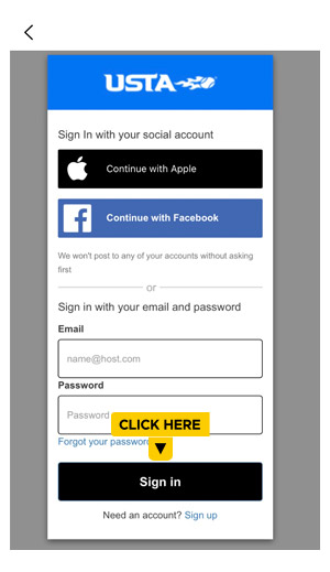 USTA Tennis App - Find Court Search – USTA Online Help Center