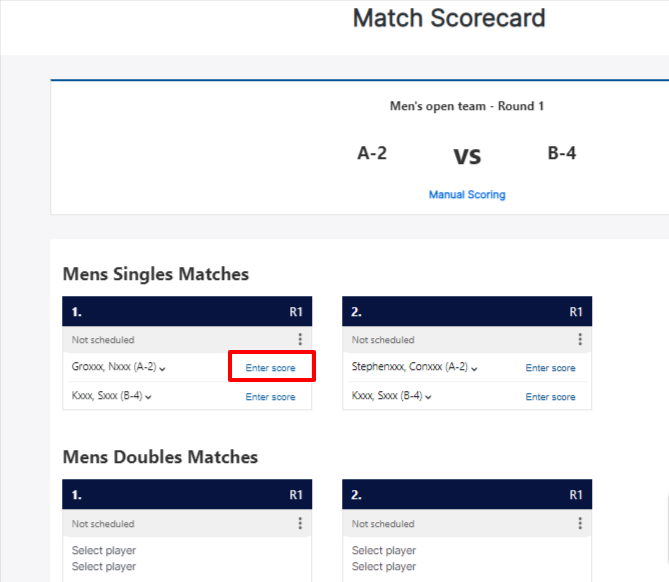 Team Tournament Score Entry and Scorecard Management – USTA Online Help ...
