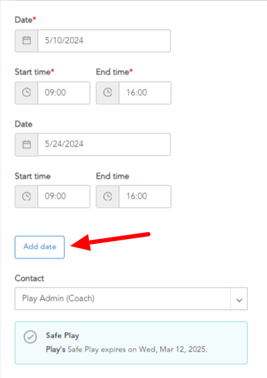 Create and Edit Events and Sessions – USTA Online Help Center