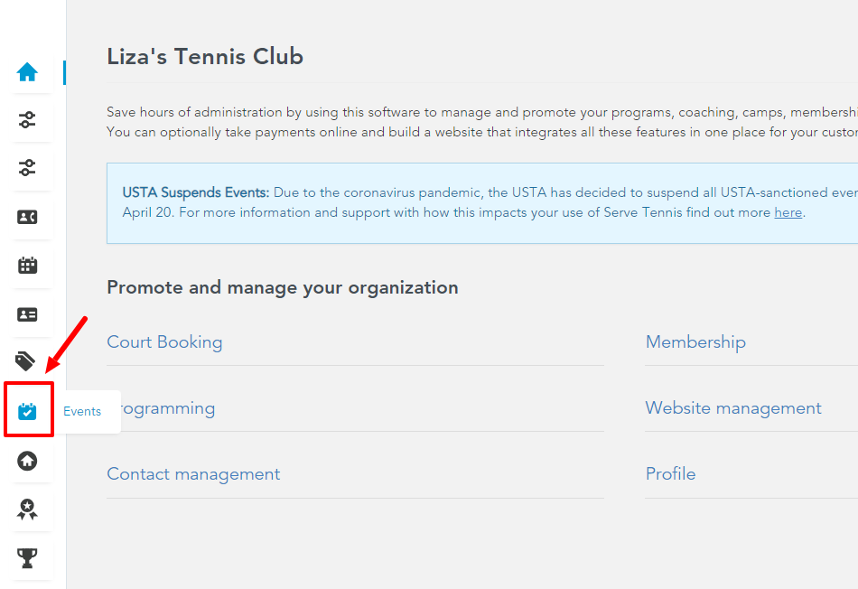 Create and Edit Events and Sessions – USTA Online Help Center