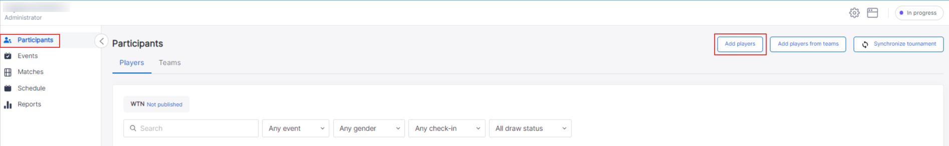 Manually Adding a Player to a Tournament – USTA Online Help Center