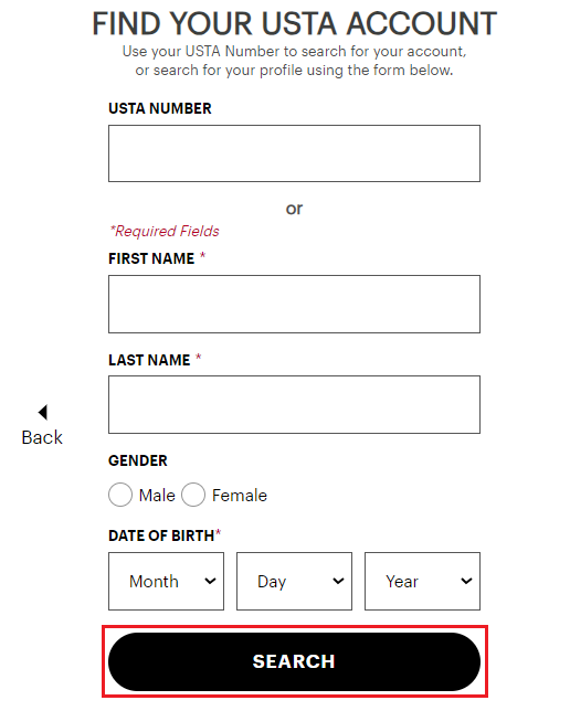 USTA Account Troubleshooting Tips – USTA Online Help Center
