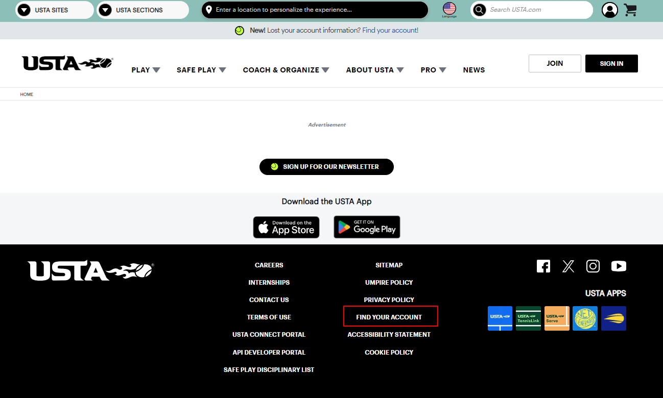 How to Find your USTA Account – USTA Online Help Center