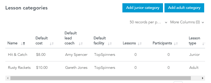 Adding Participants to a Tennis Lesson – USTA Online Help Center