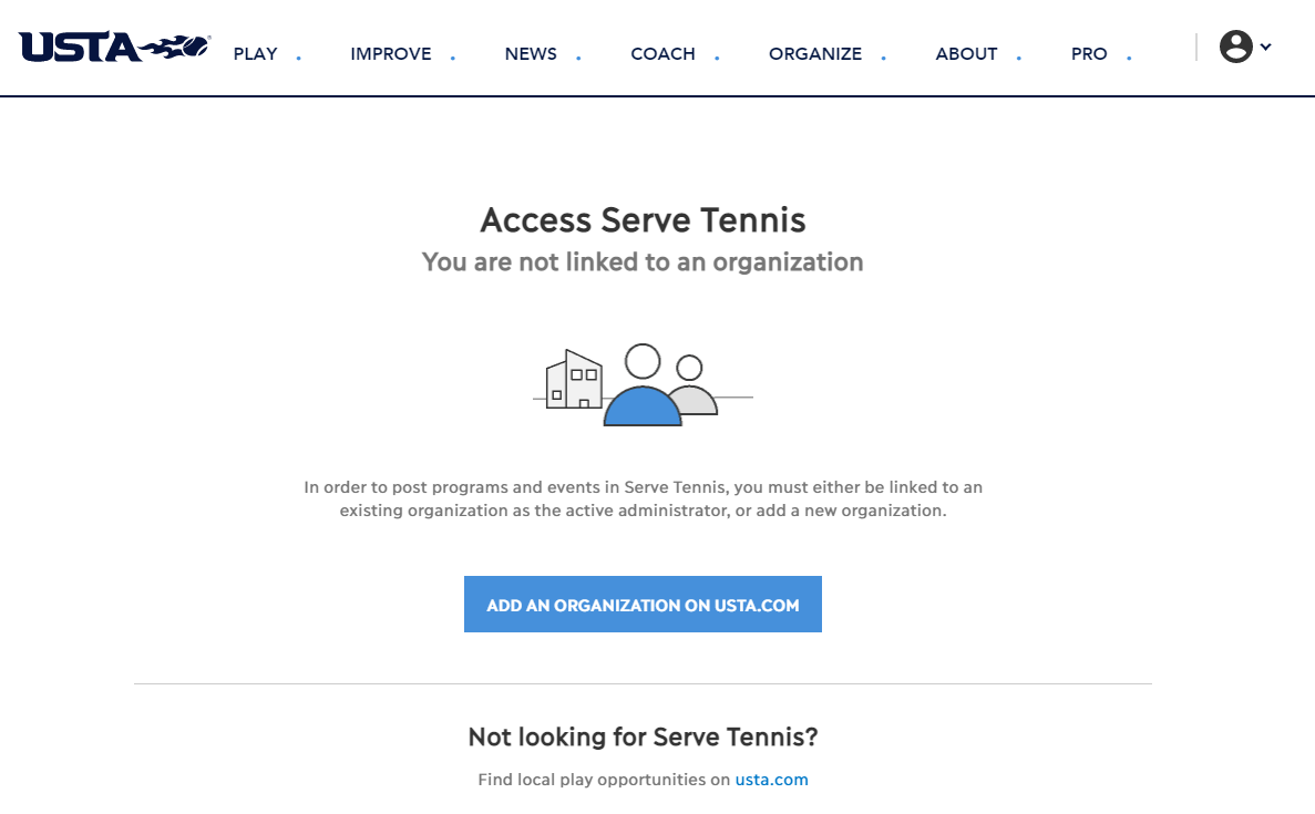 Setting up as a Tournament Director – USTA Online Help Center