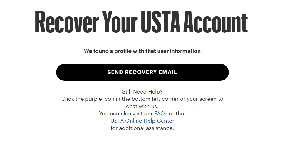 How to Find Your USTA Account – USTA Online Help Center