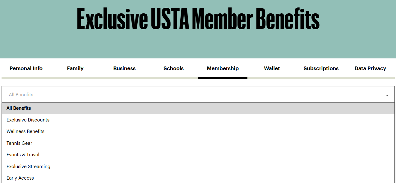 USTA Membership Benefits – USTA Online Help Center