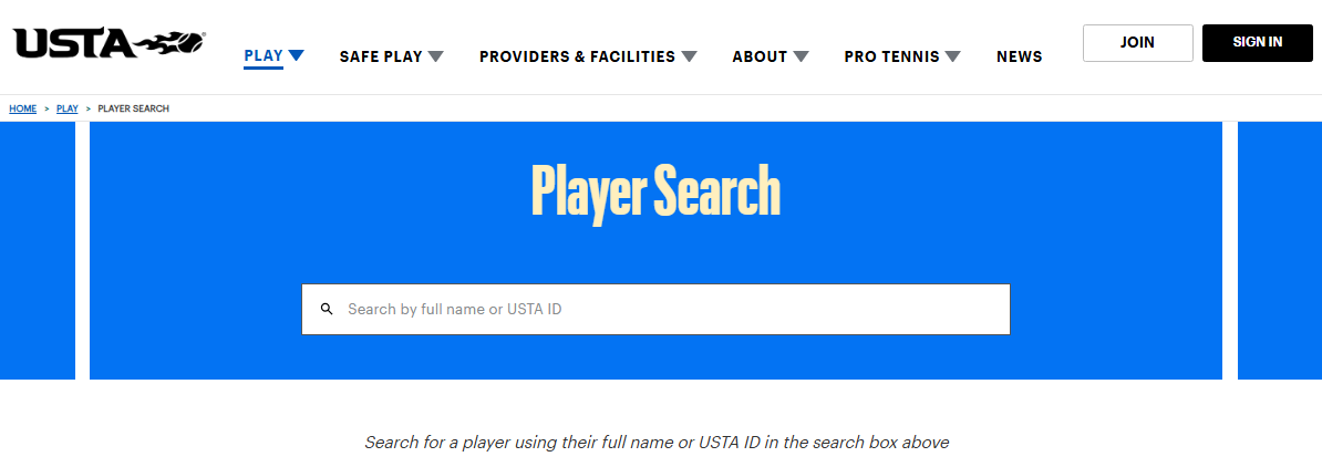 How to Search for a Player and View their Tournament Rankings – USTA ...