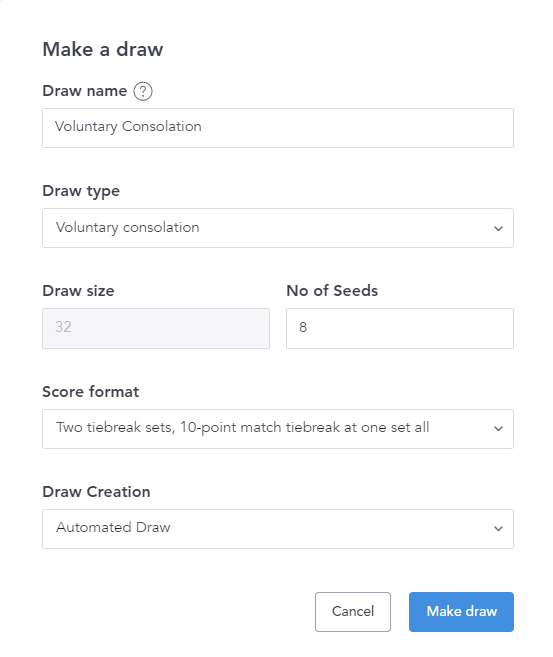 Voluntary Consolation draw – USTA Online Help Center
